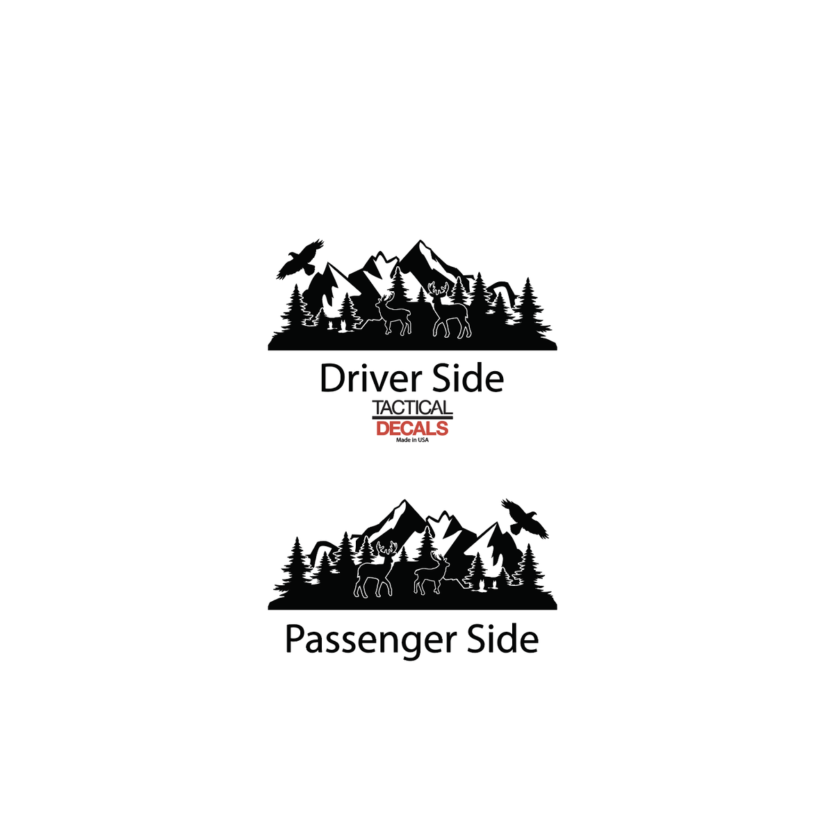 Wildlife Outdoor Scene Decal for 2018 - 2024 Ford Expedition 3rd Windo ...