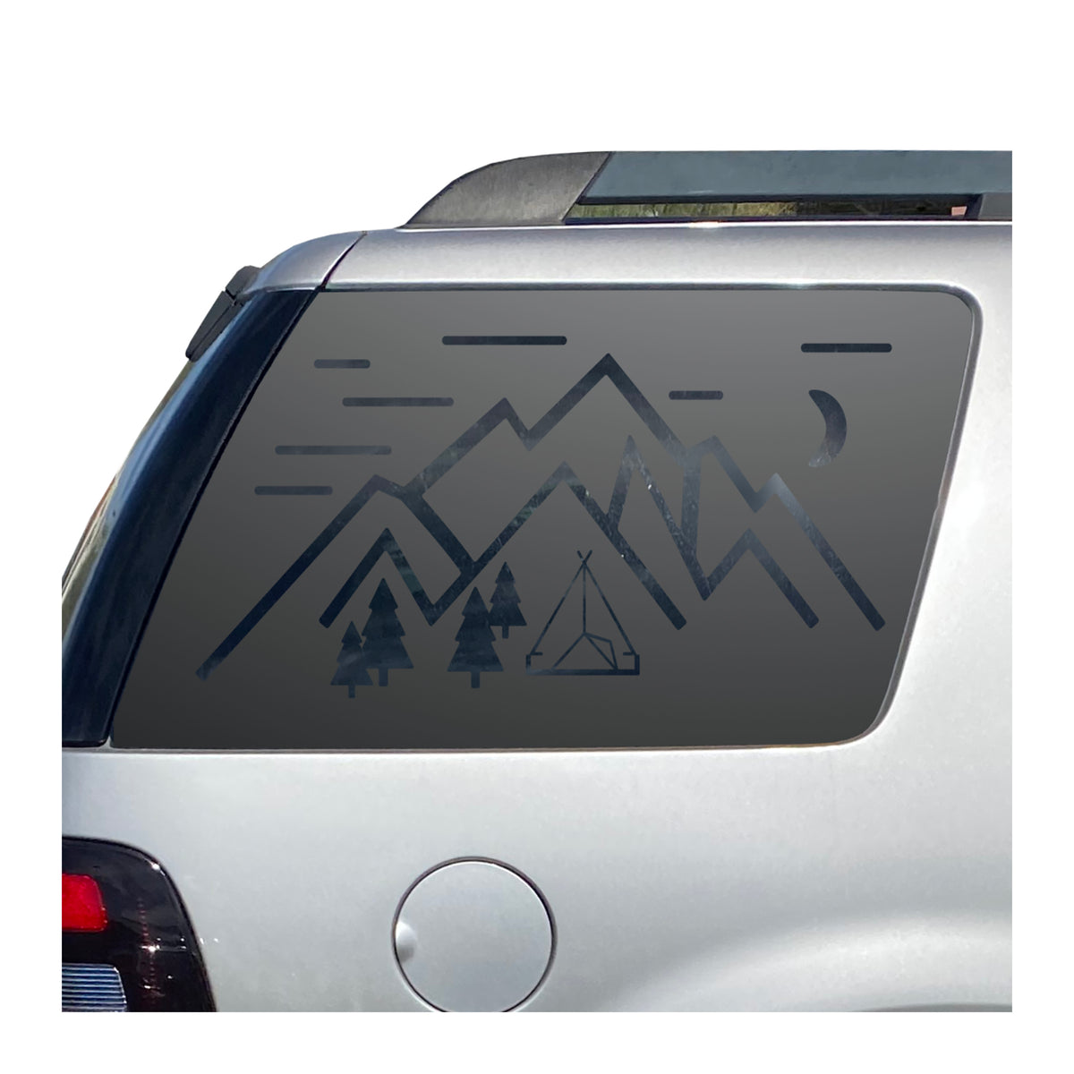 Minimalist Mountain Scene Decal for 2006- 2010 Ford Explorer Windows ...