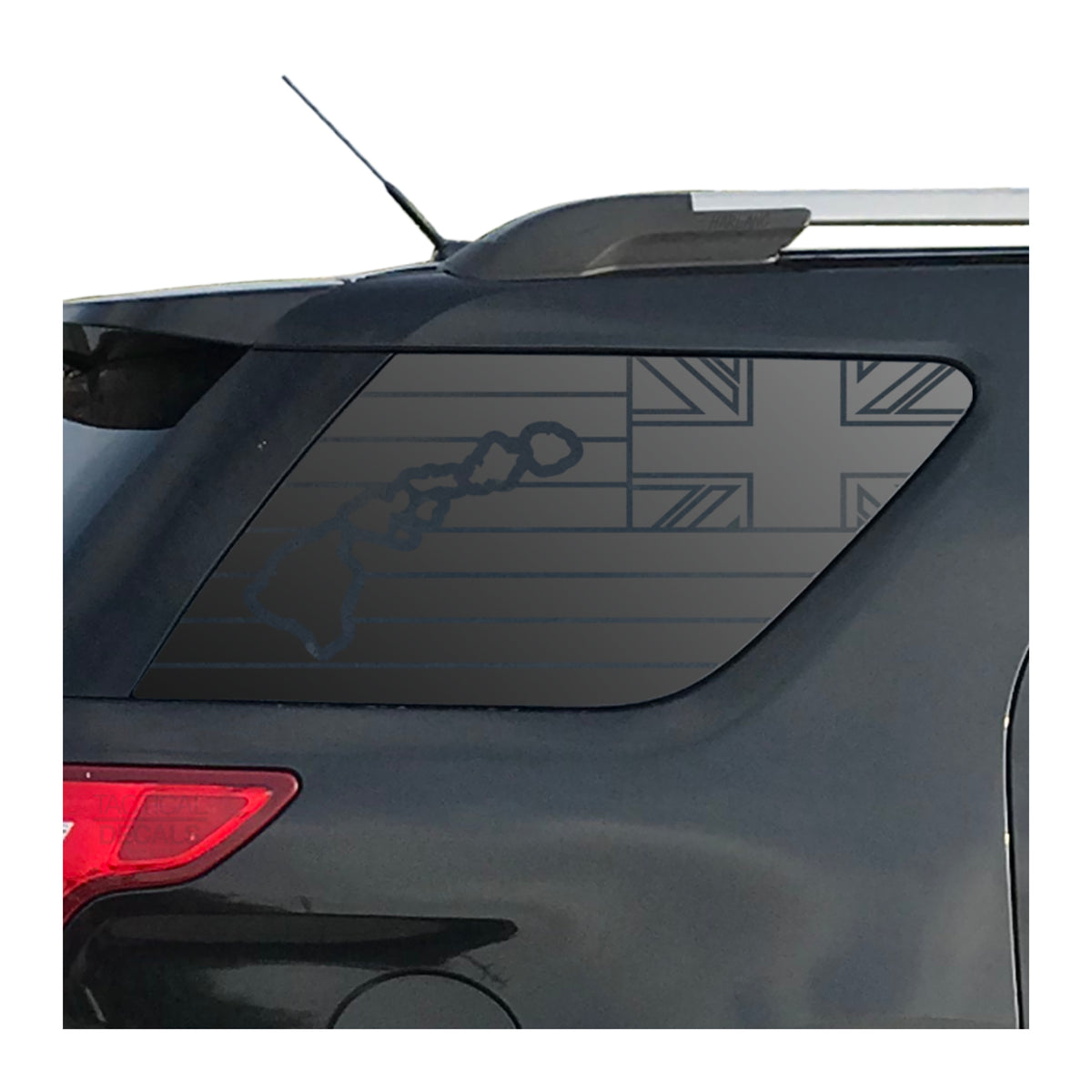 State of Hawaii Flag Decal for 2011-2019 Ford Explorer 3rd Windows - M ...
