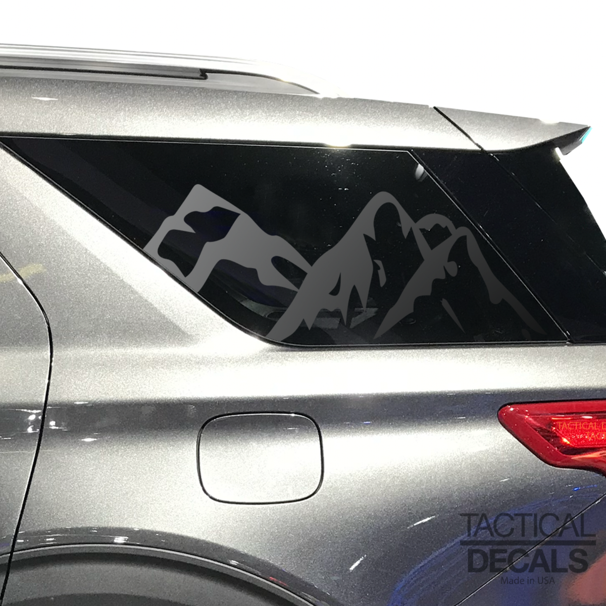 Outdoors Mountain Scene Decal for 2020- 2024 Ford Explorer 3rd Windows ...