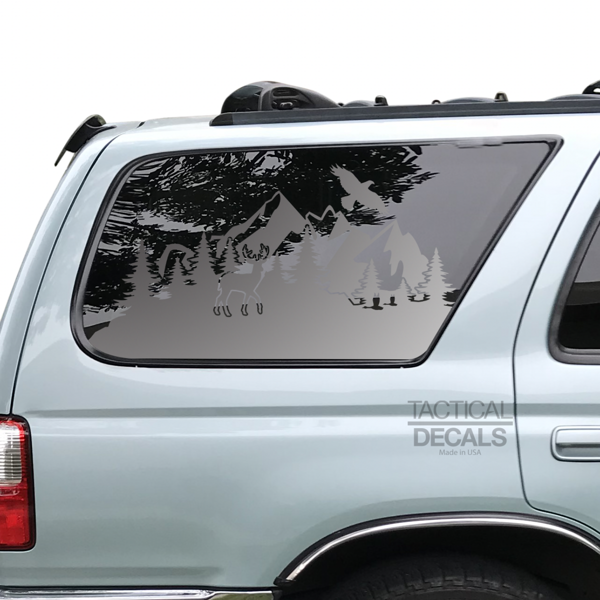 Wildlife Mountain Scene Decal for 1996-2002 Toyota 4Runner 3rd Windows ...