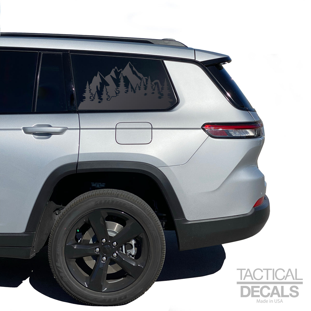 Mountain Scene Decal for 2021-2023 Jeep Grand Cherokee L 3rd Windows ...