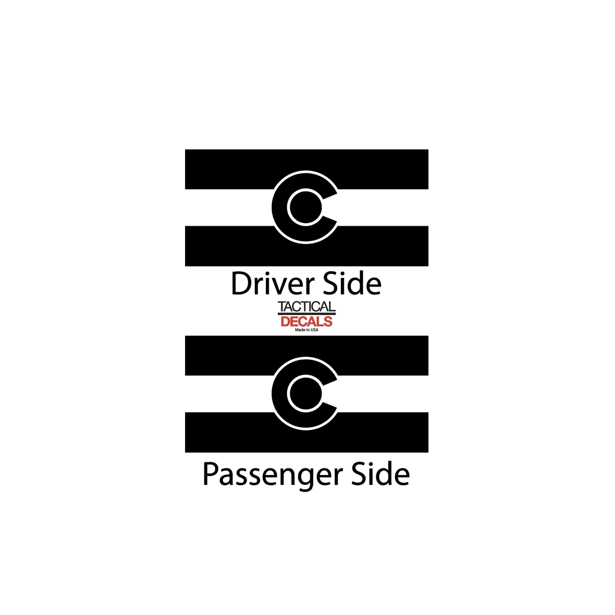 State of Colorado Flag Design Decal for 2022-2024 Jeep Grand Wagoneer ...